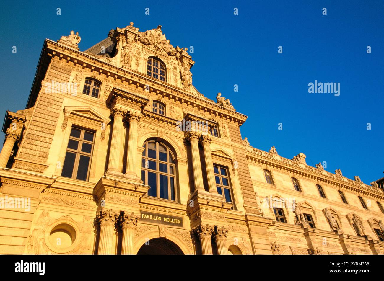 The Louvre, Pavillion Mollien. Paris. France Stock Photo - Alamy