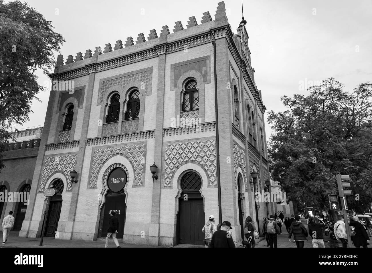 Seville, Spain-FEB 24, 2022: Centro Comercial Plaza de Armas is a ...