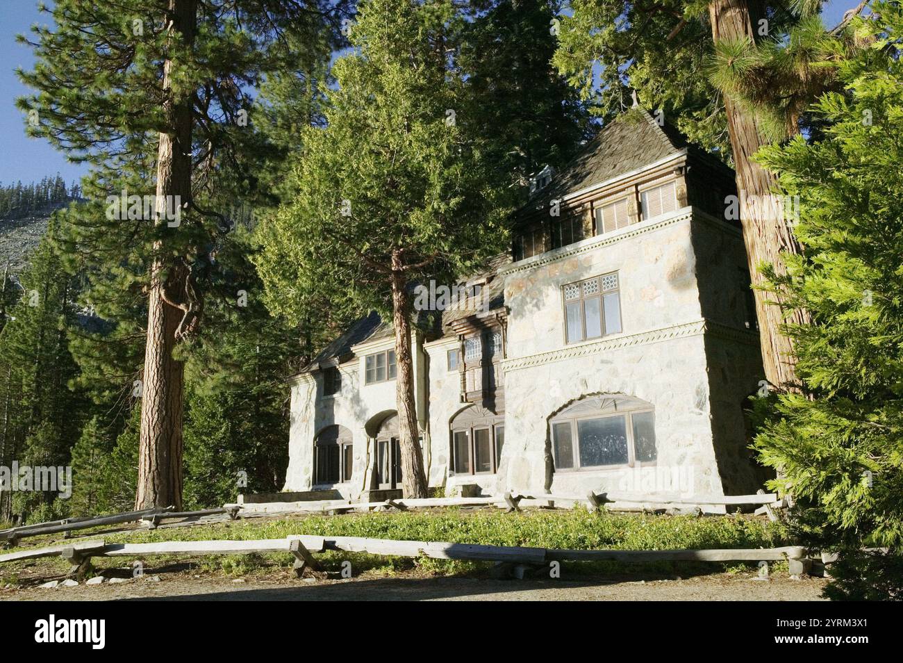 Vikingsholm Mansion (Laura Knight, 1929) Emerald Bay. Lake Tahoe ...