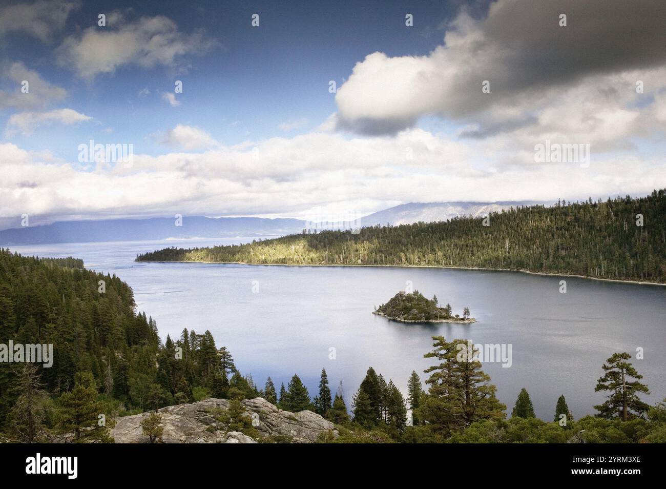 Fanette Island in Emerald Bay. Lake Tahoe. California, USA Stock Photo ...