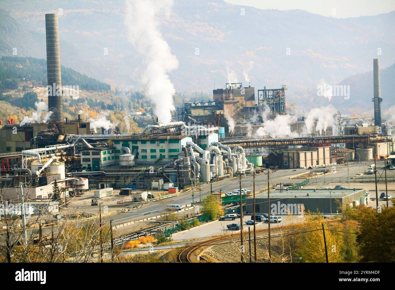 Cominco smelter, the world s largest silver, zinc and lead smelting ...