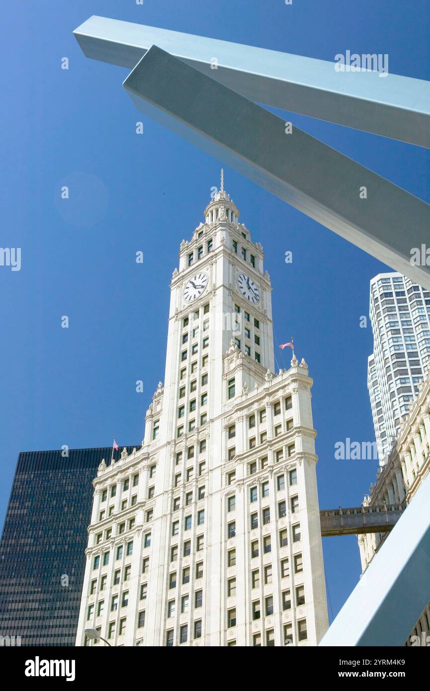 Details of chicago buildings hi-res stock photography and images - Alamy