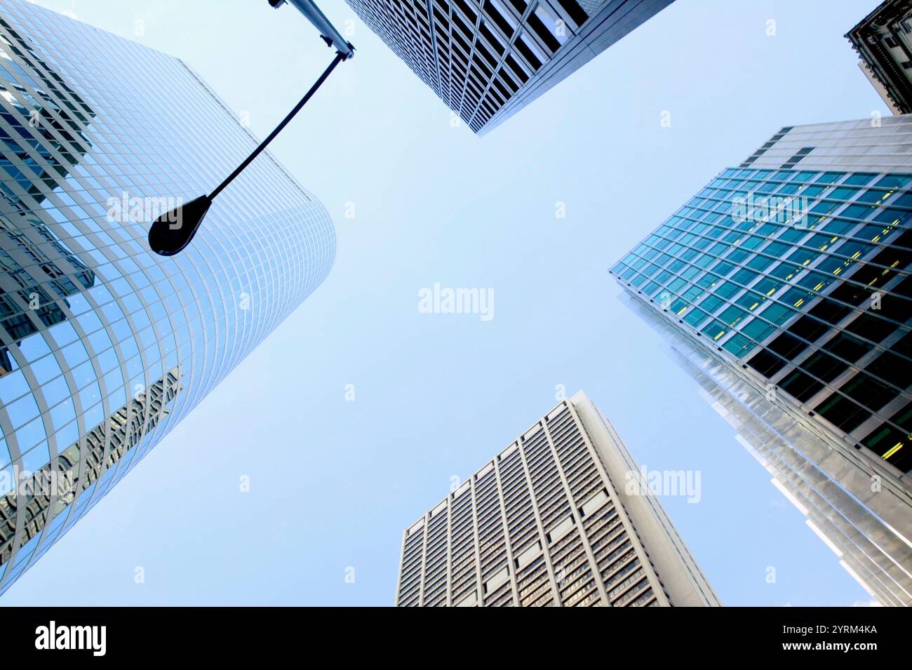 The Loop, highrise buildings. Chicago. Illinois, USA Stock Photo - Alamy