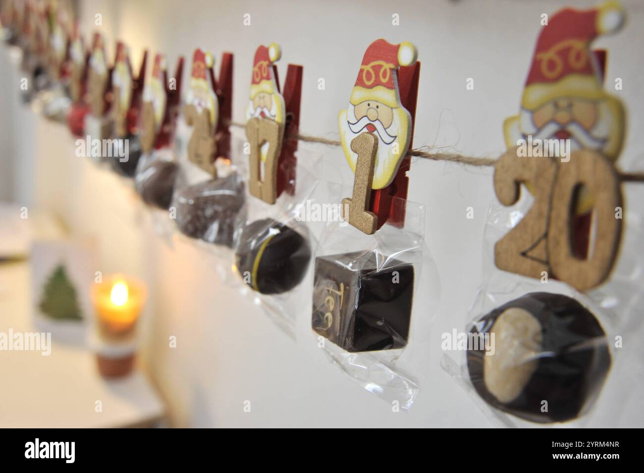 German chocolate advent calendar hi-res stock photography and images ...