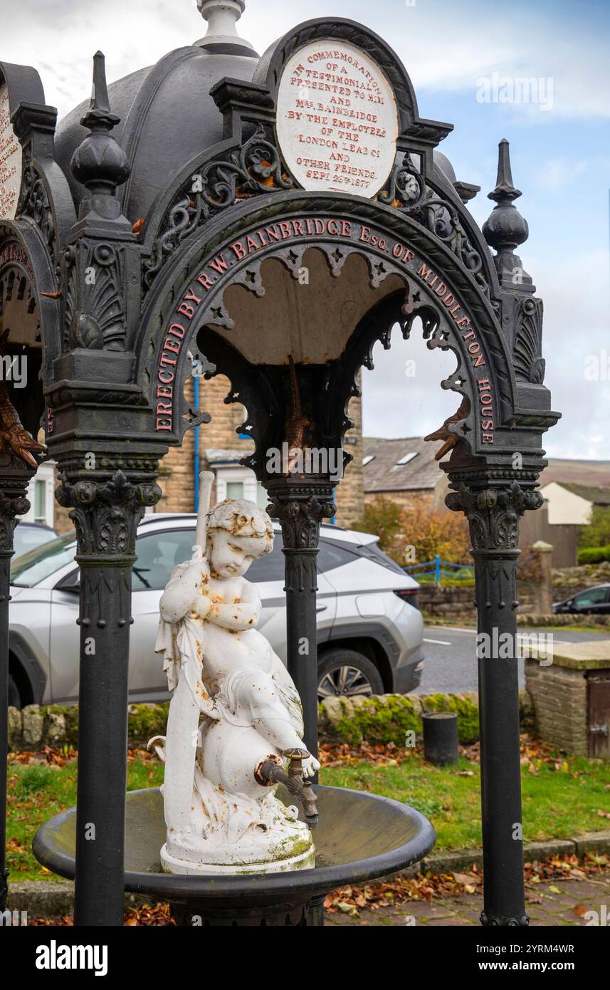 UK, County Durham, Teesdale, Middleton in Teesdale, Horsemarket ...