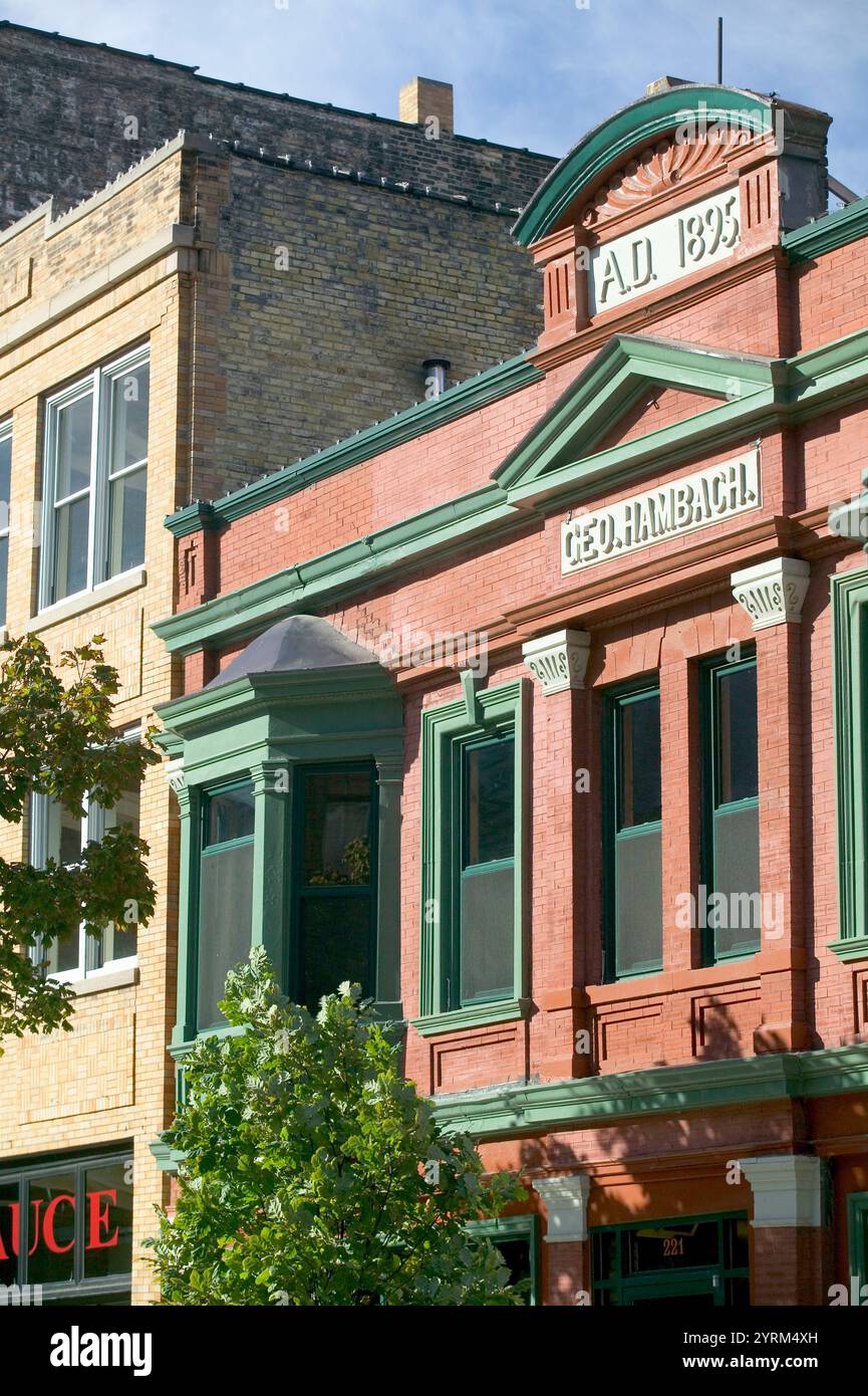 Loft building at historic Third Ward, arts district. Milwaukee ...
