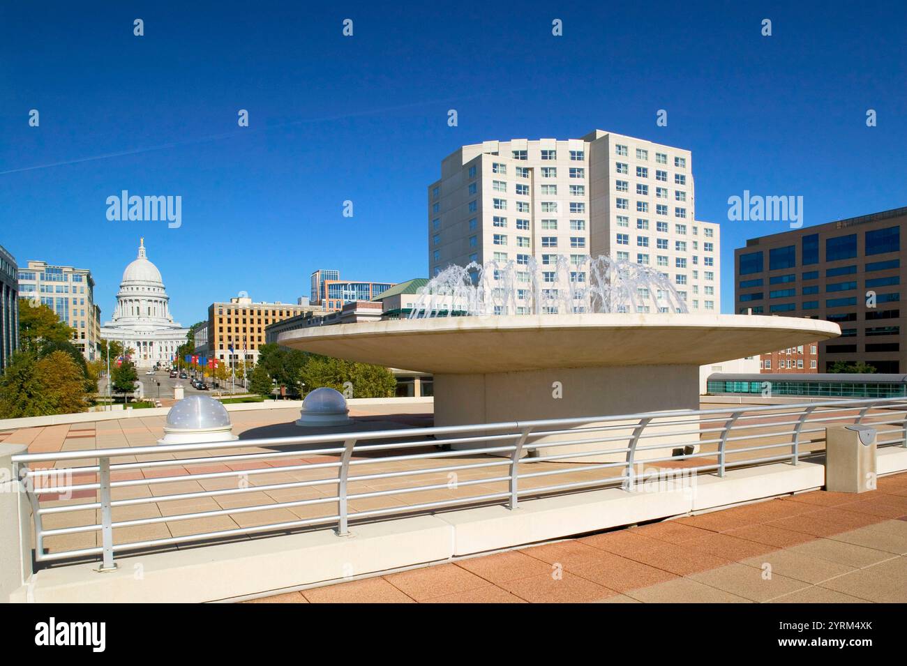 Monona Terrace designed by Frank Lloyd Wright and Wisconsin State ...