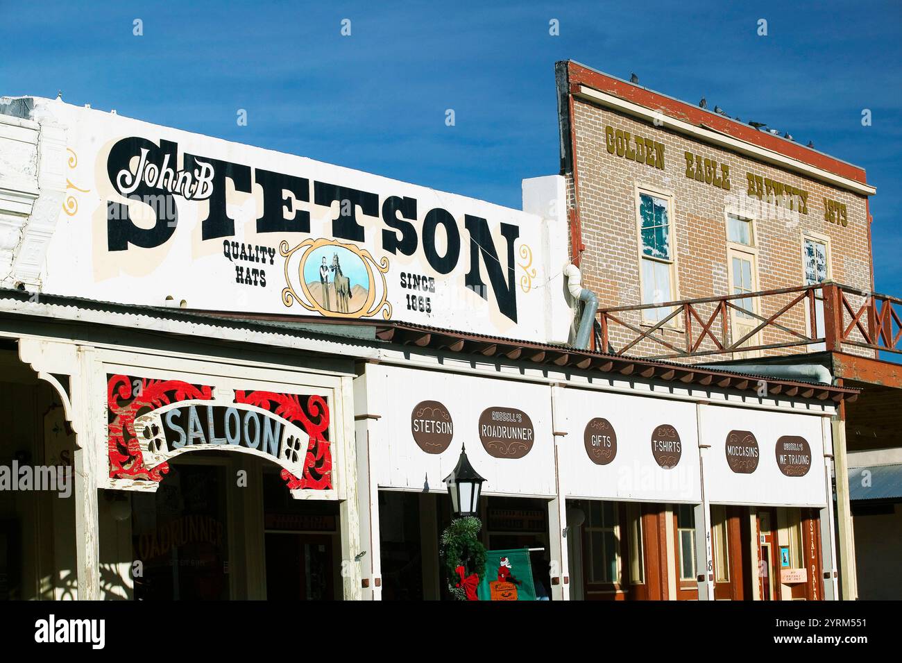 Cowboy buildings in old Tombstone, America s gunfight capital. Arizona ...