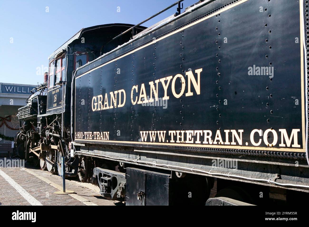Grand Canyon railroad train. Williams. Arizona, USA Stock Photo - Alamy