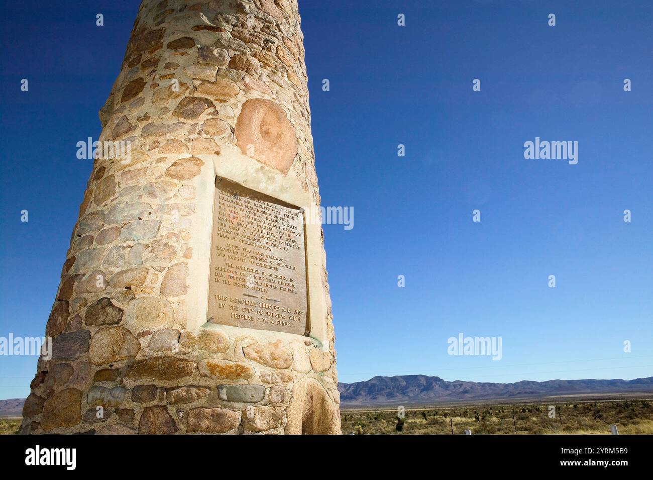 Chief Geronimo Surrender Site monument ending Arizona territory Indian ...