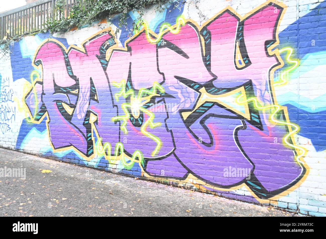 Graffiti in pottergate underpass in Norwich UK Stock Photo - Alamy