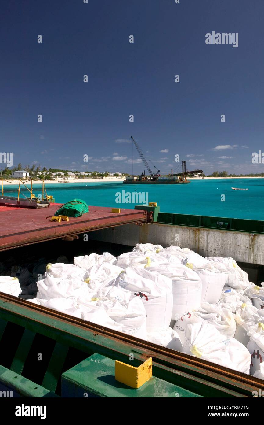 Turks & Caicos, Grand Turk Island, Waterloo: Town Commercial Port ...