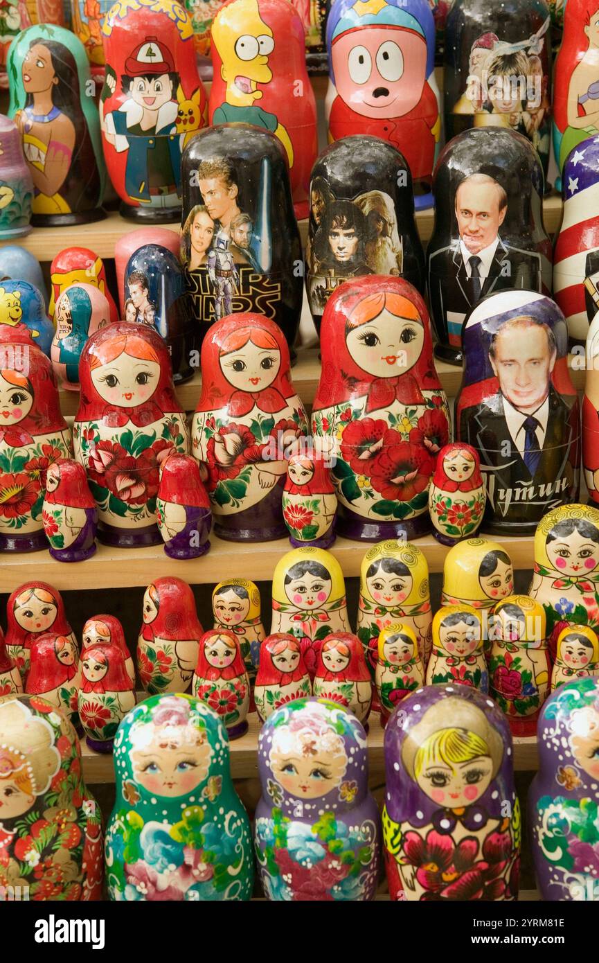 Russian nesting dolls stand hi-res stock photography and images - Alamy