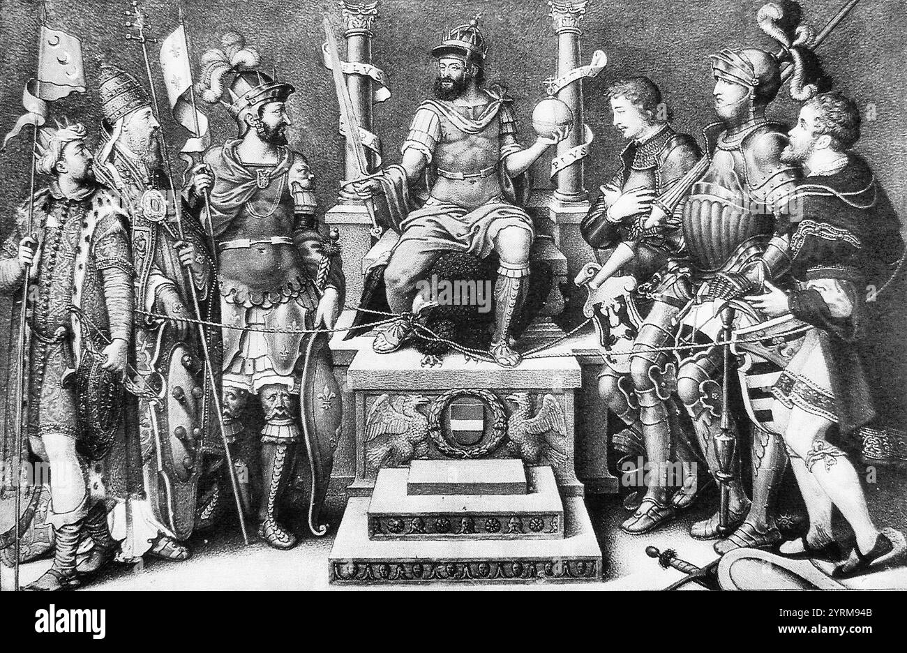 Defeated opponents painting hi-res stock photography and images - Alamy