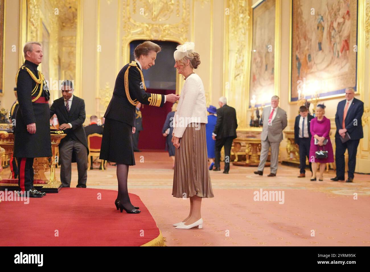 Mrs Lindsay Robinson, is made a Member of the Order of the British ...