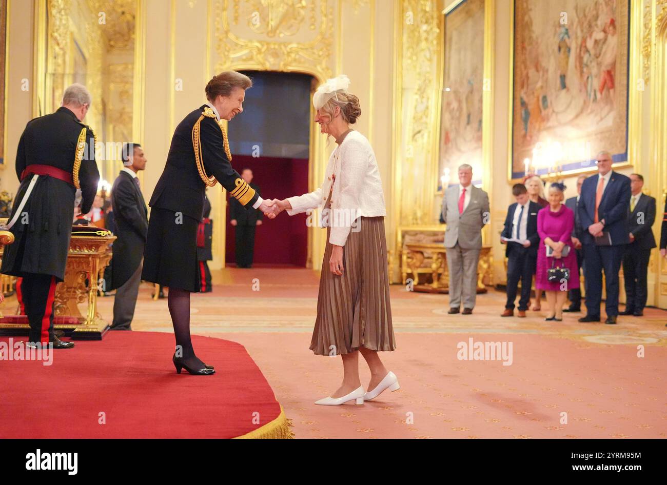 Mrs Lindsay Robinson, is made a Member of the Order of the British ...