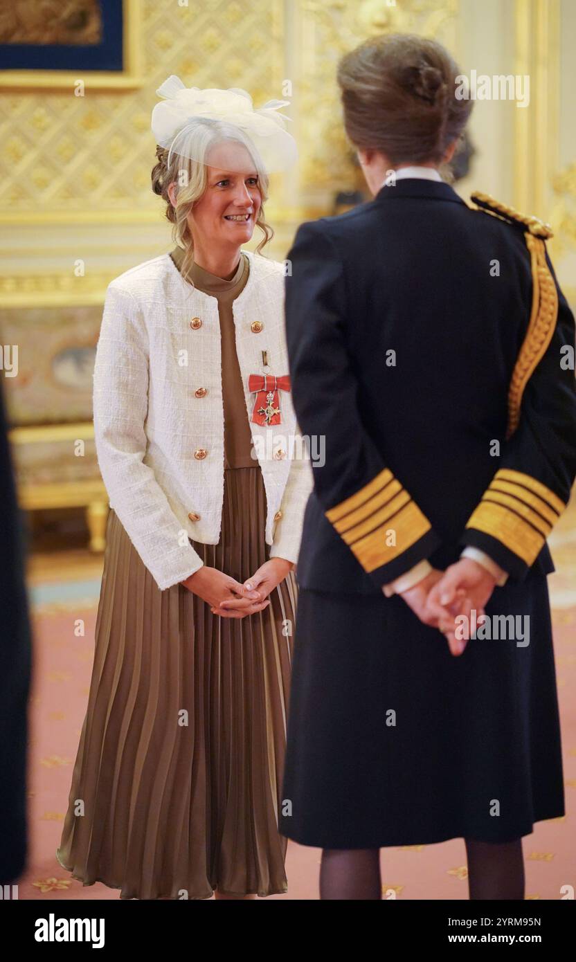 Mrs Lindsay Robinson, is made a Member of the Order of the British ...