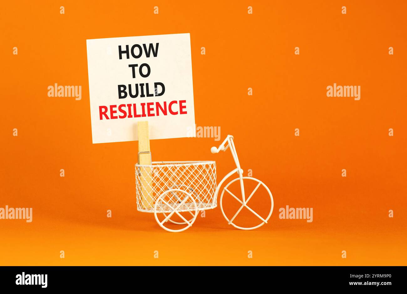 How to build resilience symbol. Concept words How to build resilience ...