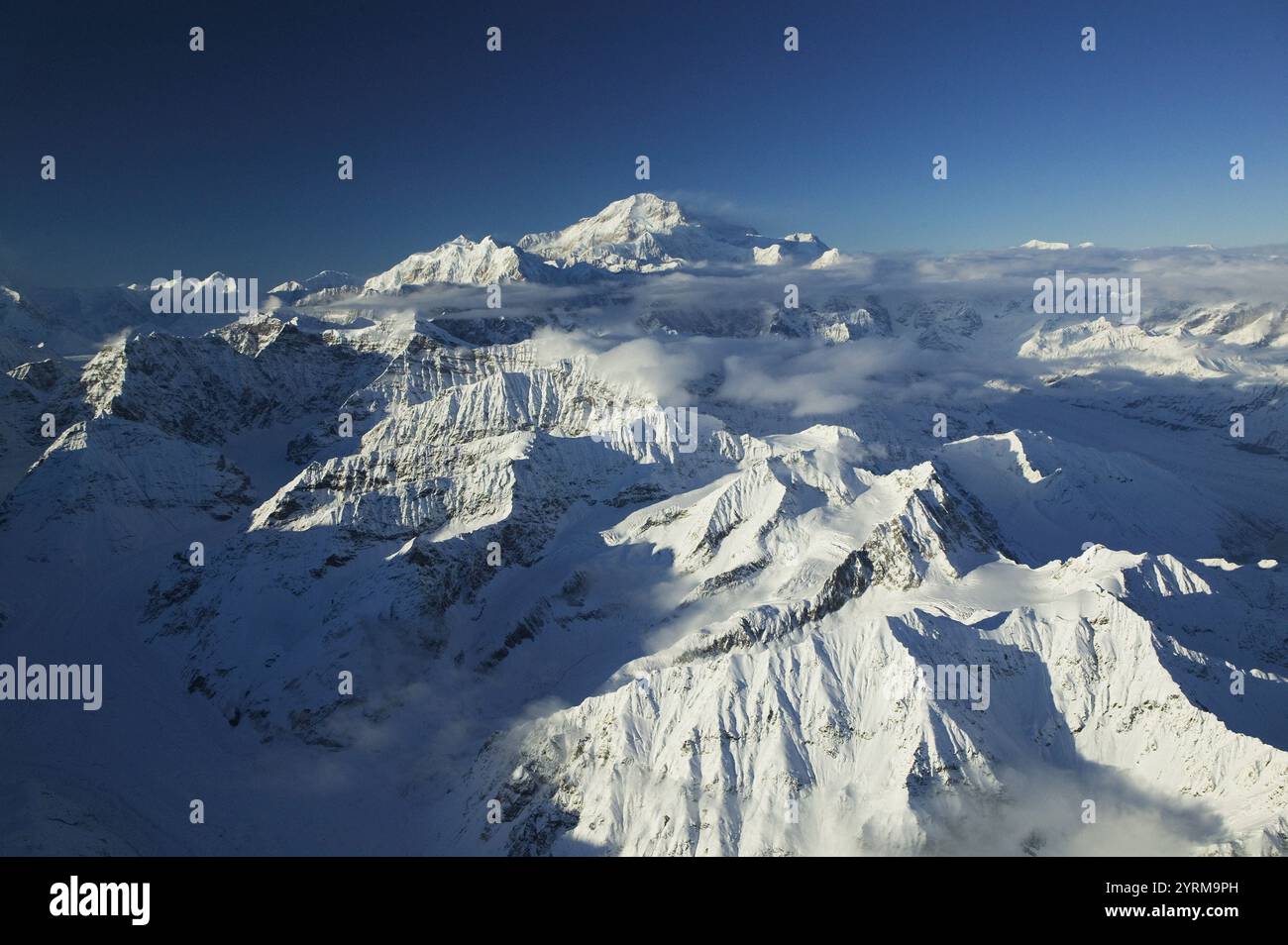 Mt. McKinley (Denali). Highest Peak in North America (elev. 20,320 Ft ...