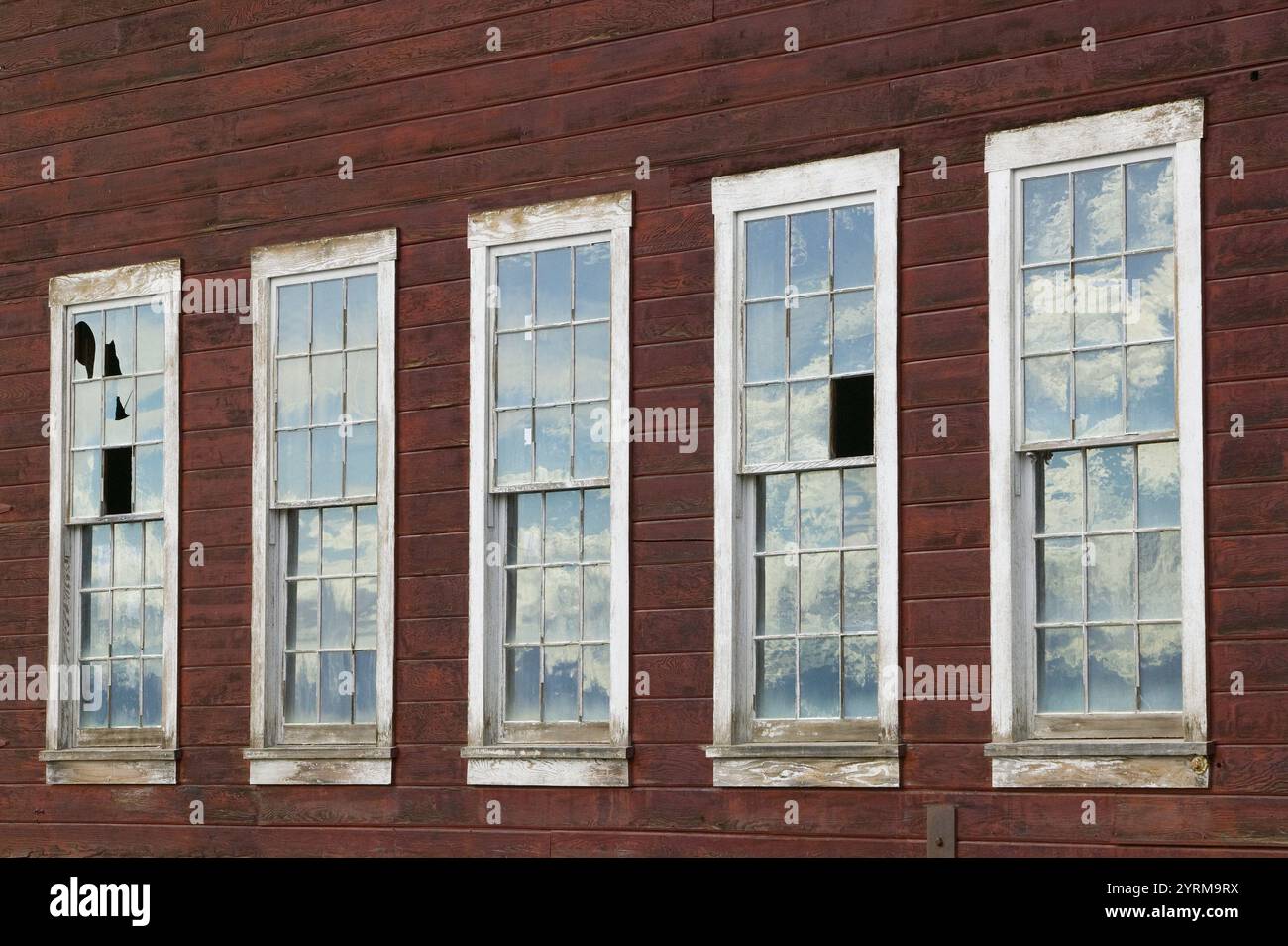 Kennecott Mill Town (Old Copper Mine in operation 1911-1938). Power ...