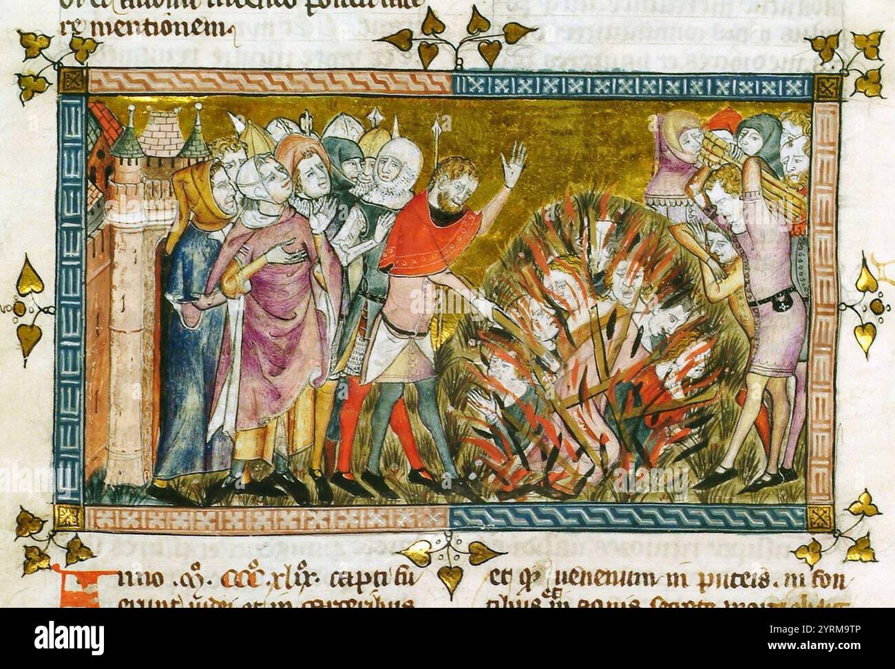 Black death persecutions hi-res stock photography and images - Alamy