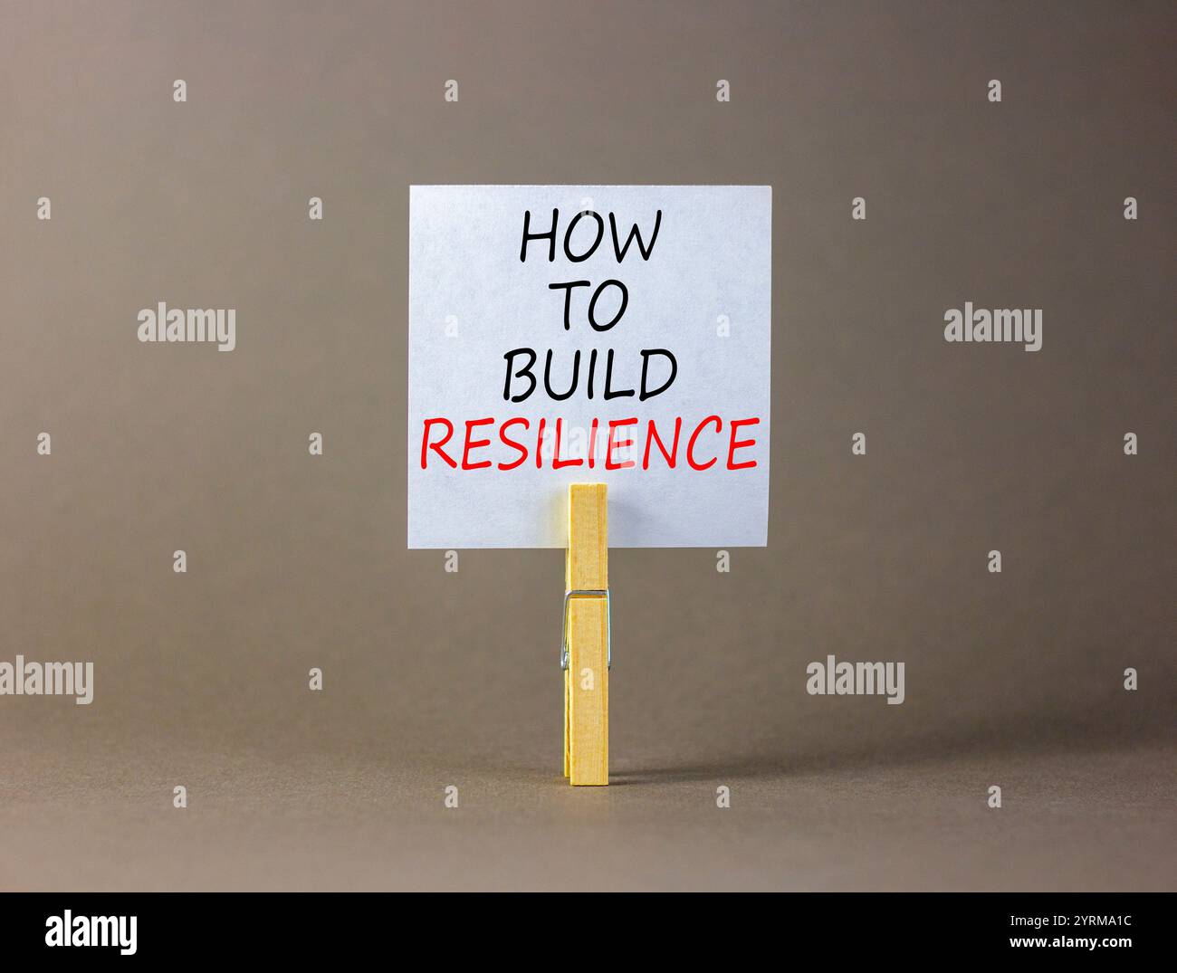 How to build resilience symbol. Concept words How to build resilience ...