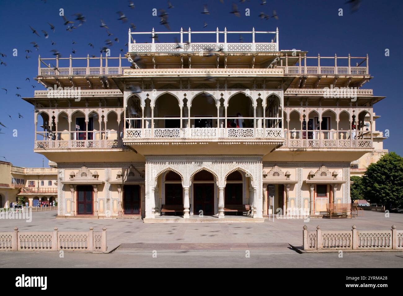 Jaipur City Palace Complex. Mubarak Mahal. Welcome Palace (c. late 19th ...