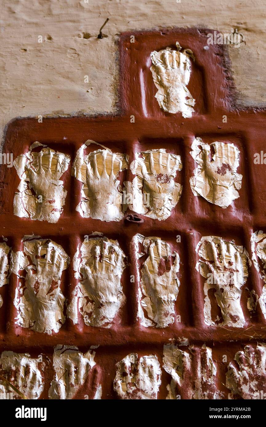 Sati Marks of the widows of Maharaja Man Singh s. Widows who threw ...