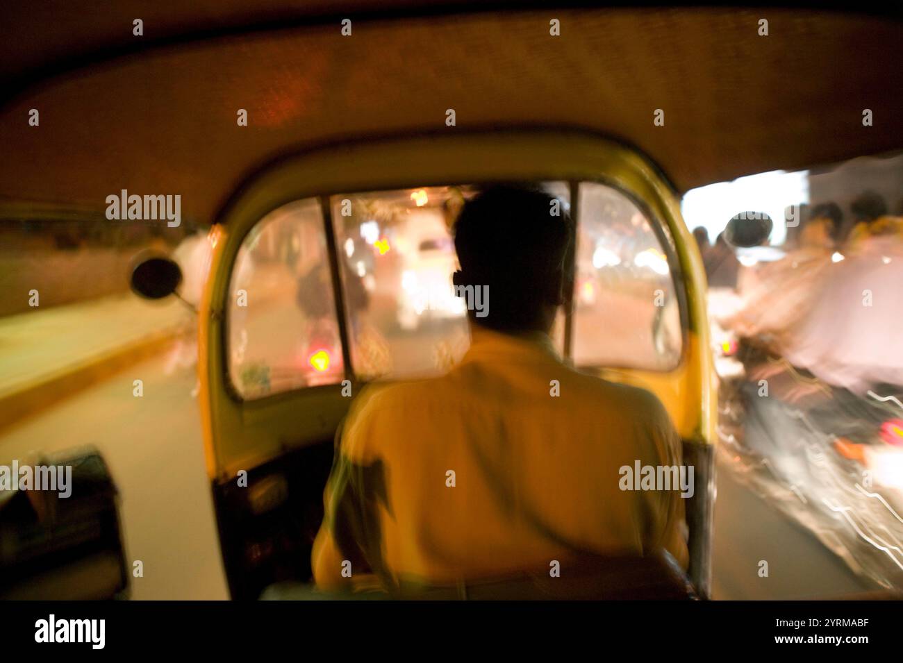 Taxi interior evening hi-res stock photography and images - Alamy