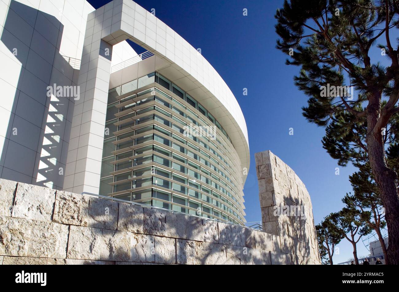 The Getty Center. Museum and Research Center, designed by Richard Meier ...