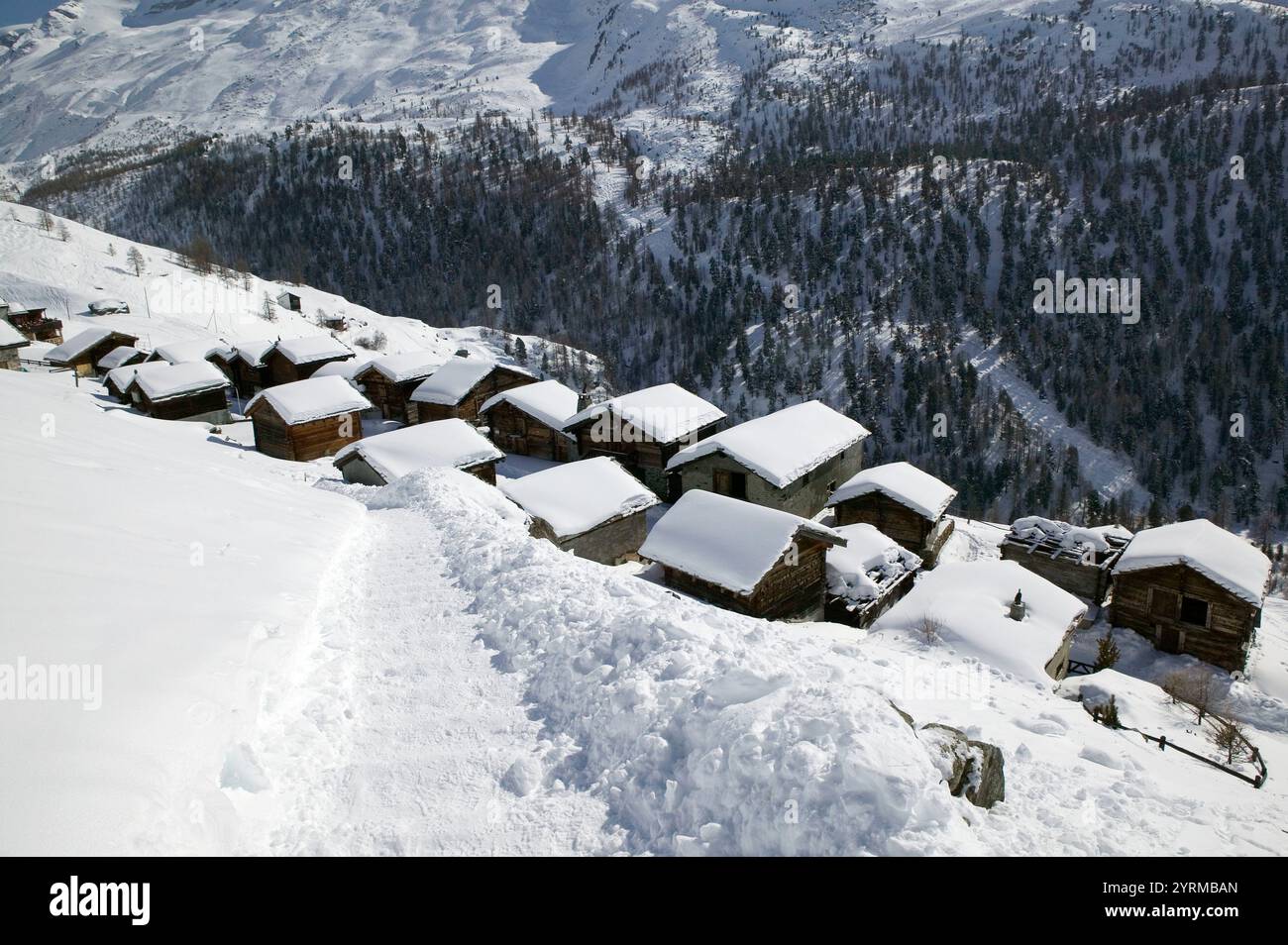 Zermatt mountain huts hi-res stock photography and images - Alamy