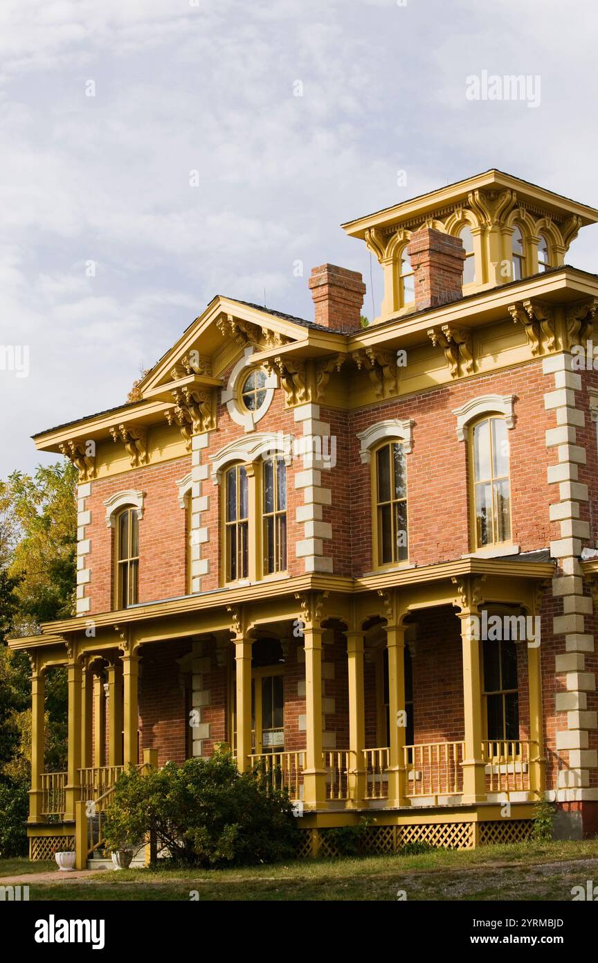 Living History Farms Museum. Flynn House. Exterior. Des Moines. Iowa ...