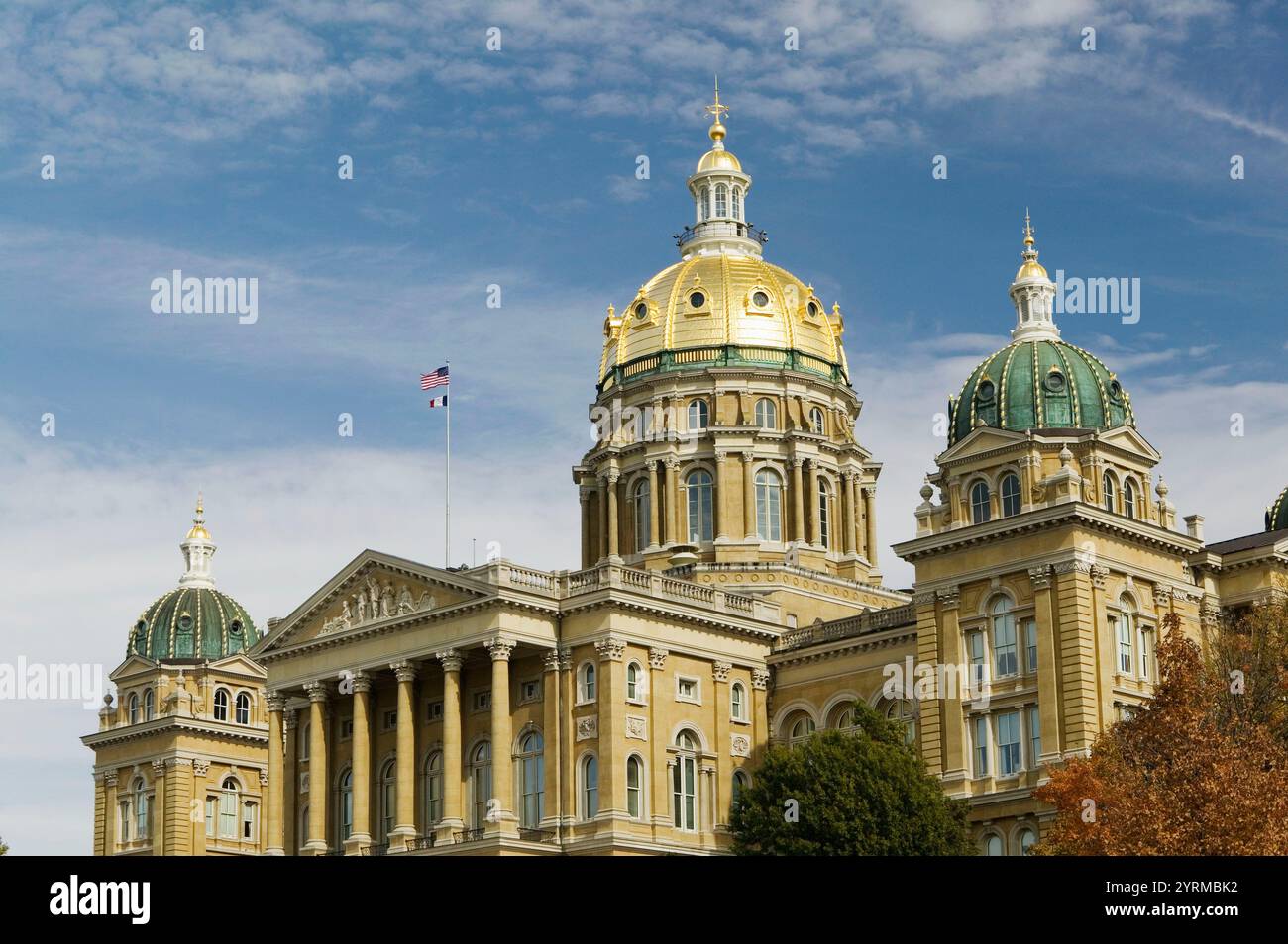 Flag u s state iowa hi-res stock photography and images - Alamy