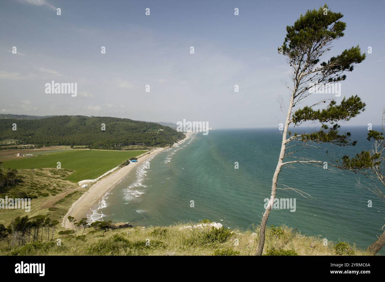 Coastal View from Torre Monte Pucci, San Menaio. Parco Nazionale del ...