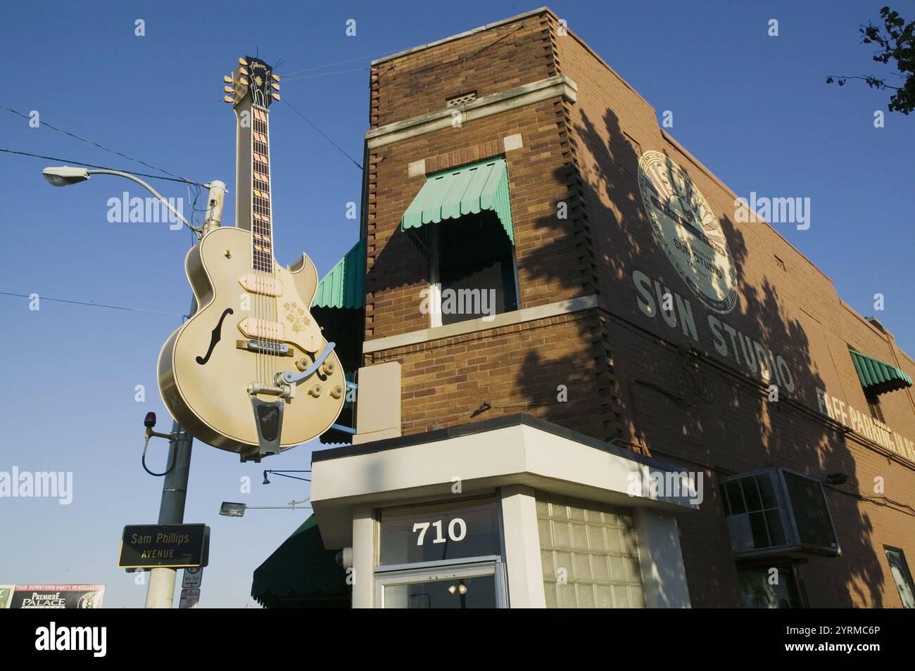 Sun Studios- Site of the first recording of Elvis Presley. Memphis. Tennessee, USA Stock Photo ...