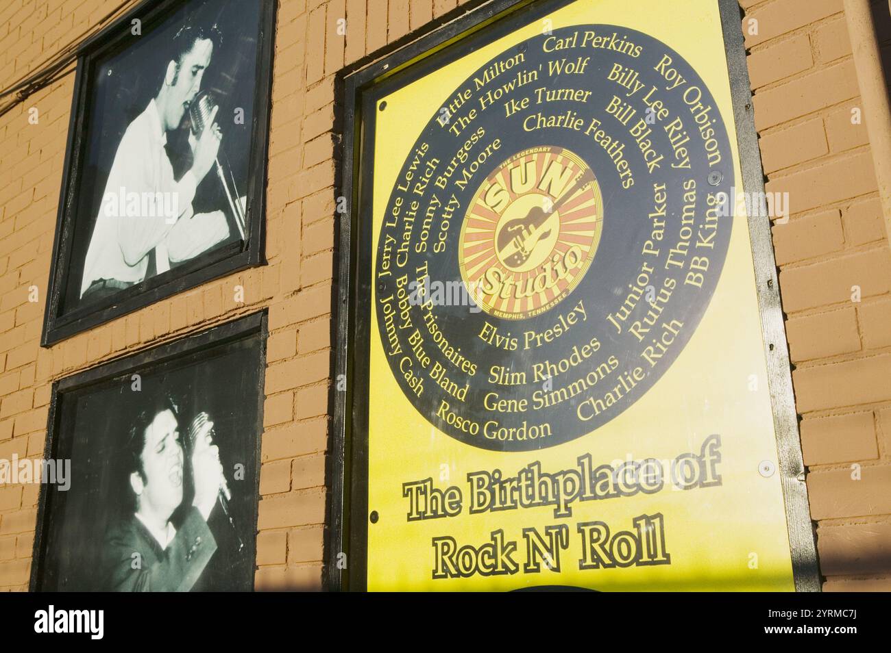 Sun Studios- Site of the first recording of Elvis Presley. Memphis ...