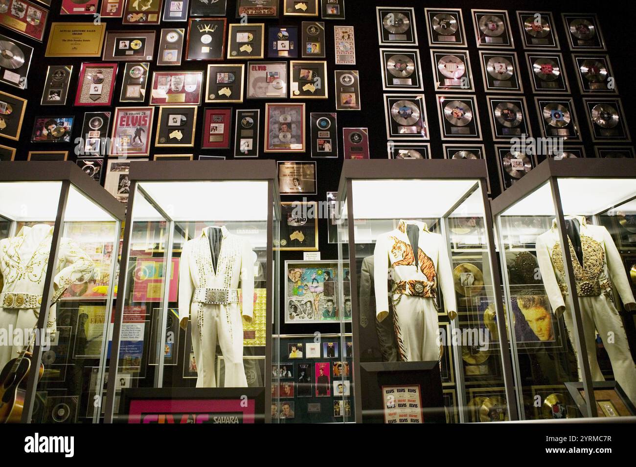 Elvis Presley s Las Vegas Costumes & gold records, Former Residence of ...