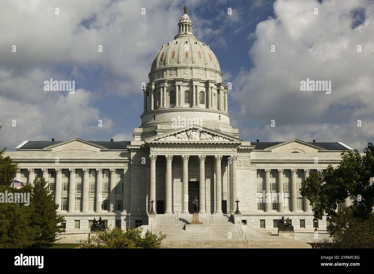 Missouri State Capitol Building, Jefferson City. Missouri, USA Stock ...