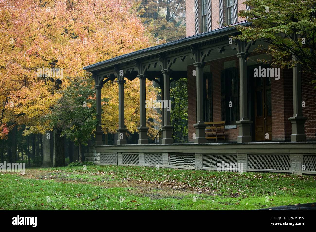 Home of former President Rutherford B. Hayes. Autumn. Hayes ...