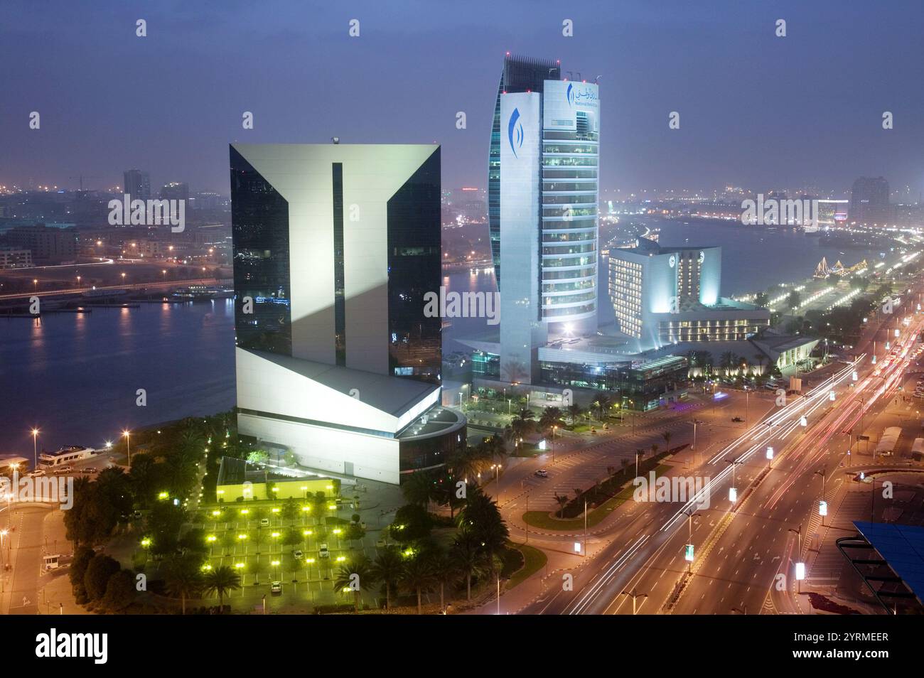 UNITED ARAB EMIRATES (UAE)-DUBAI-Deira: Aerial View of Deira Buildings ...