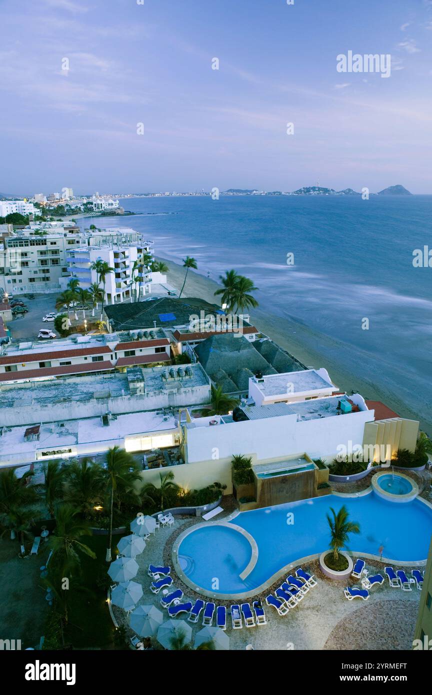 MEXICO-Sinaloa State-Mazatlan: Zona Dorado/ Golden Hotel Zone-Playa Las ...