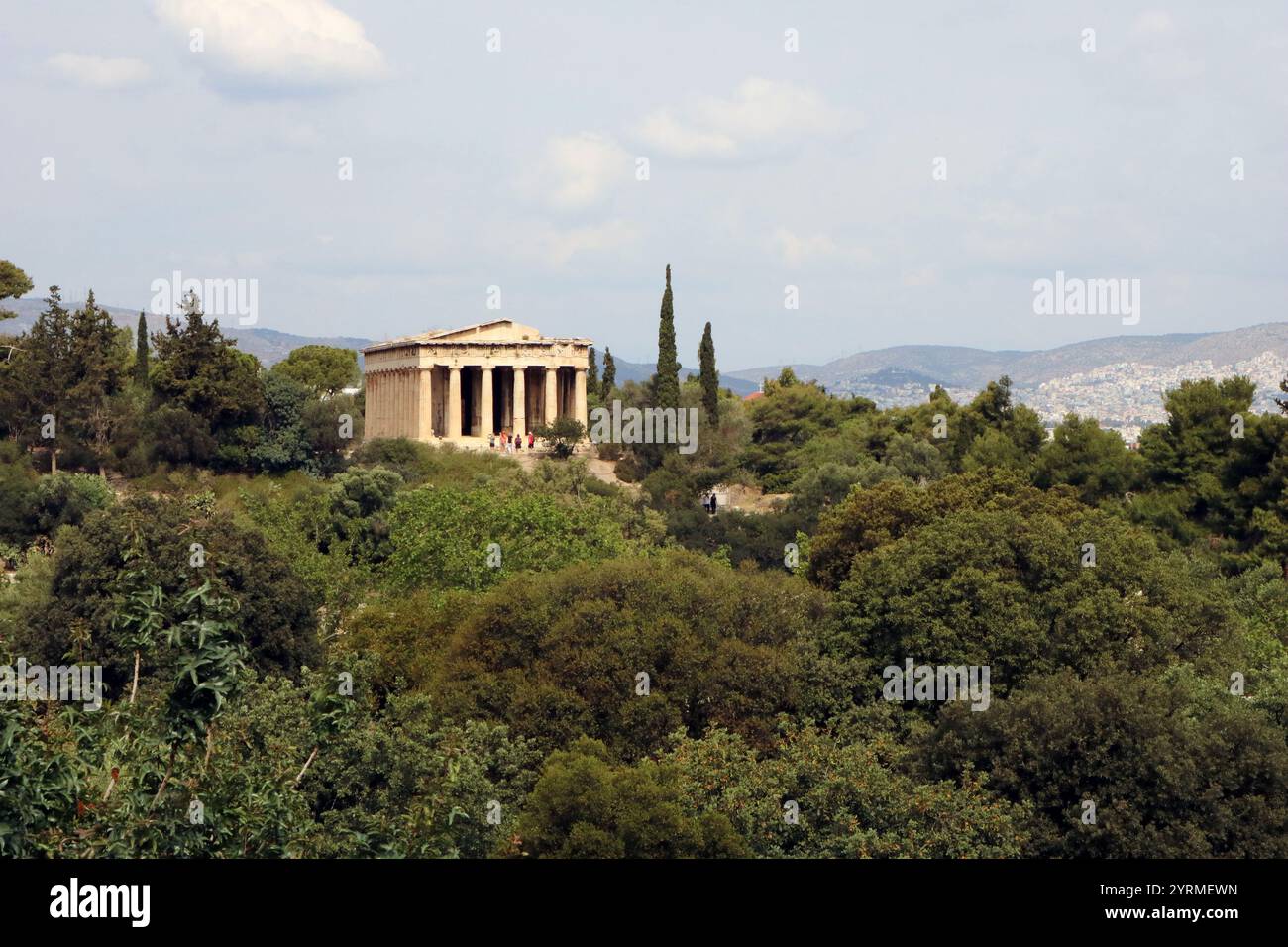 The Temple of Hephaestus or Hephaestion is a Doric peripteral temple ...