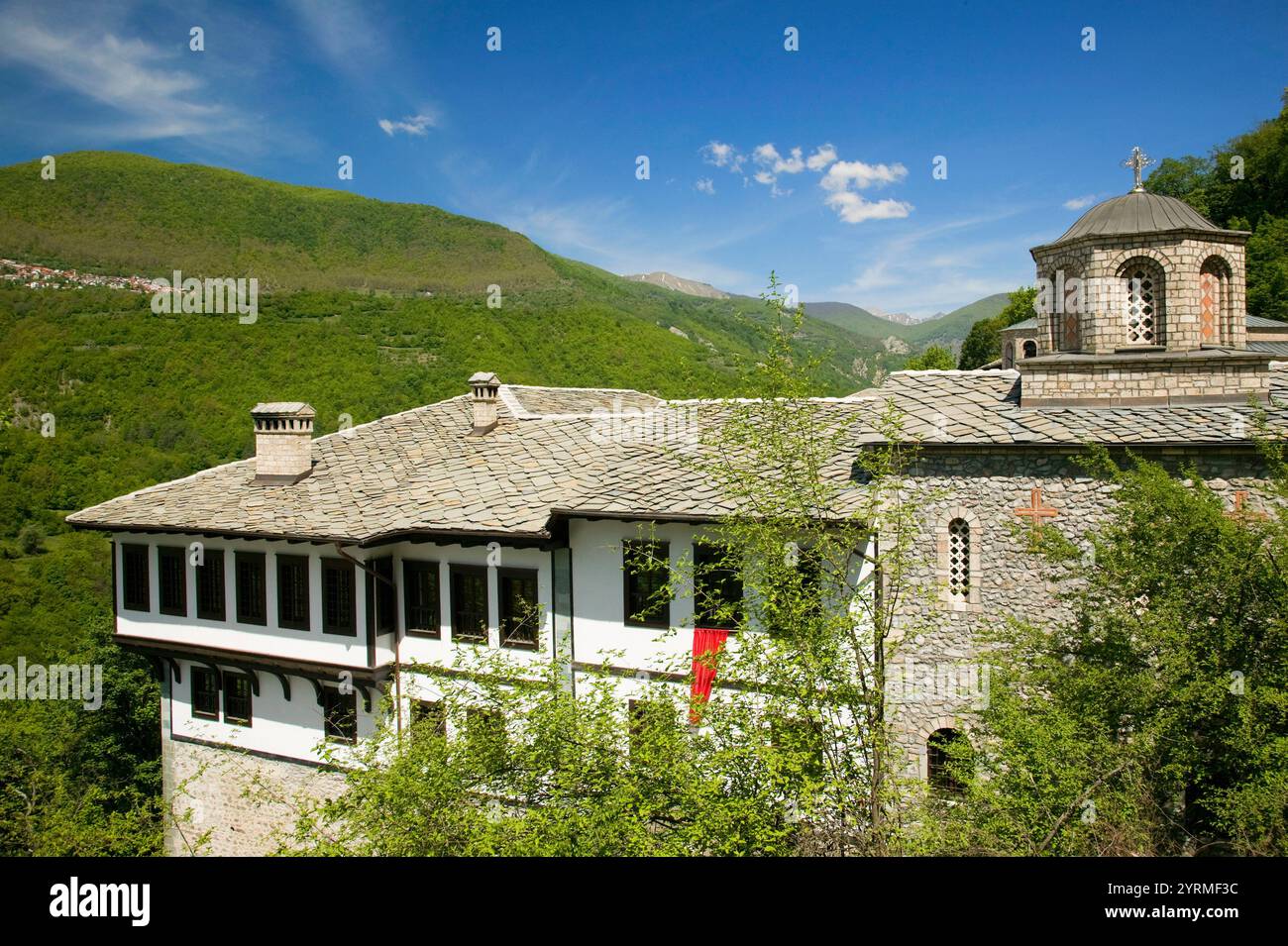 Macedonia. Mavrovo National Park. Sveti Jovan Bigorski Monastery (b ...