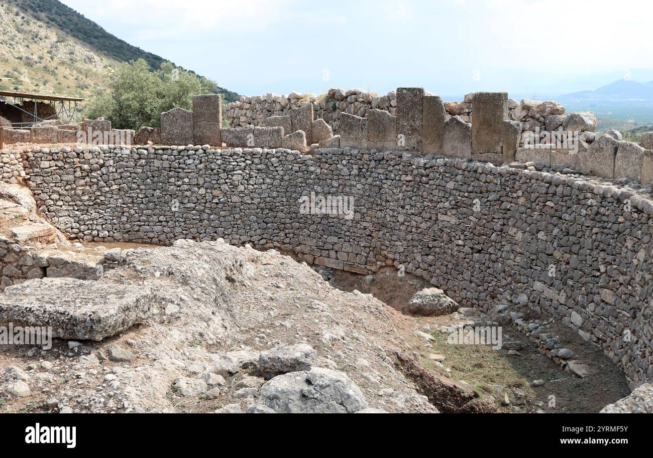 Grave Circle A is a 16th-century BC royal cemetery situated to the ...