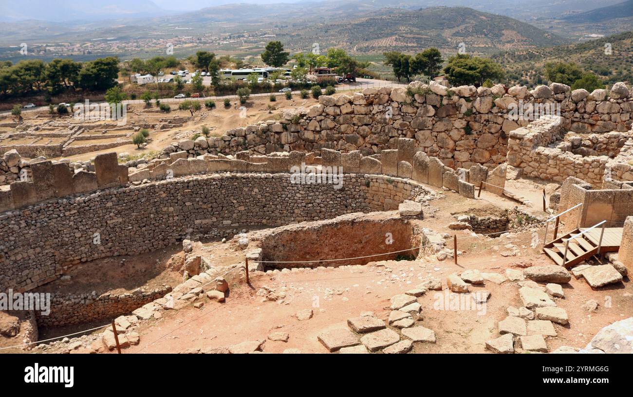 Grave Circle A is a 16th-century BC royal cemetery situated to the ...