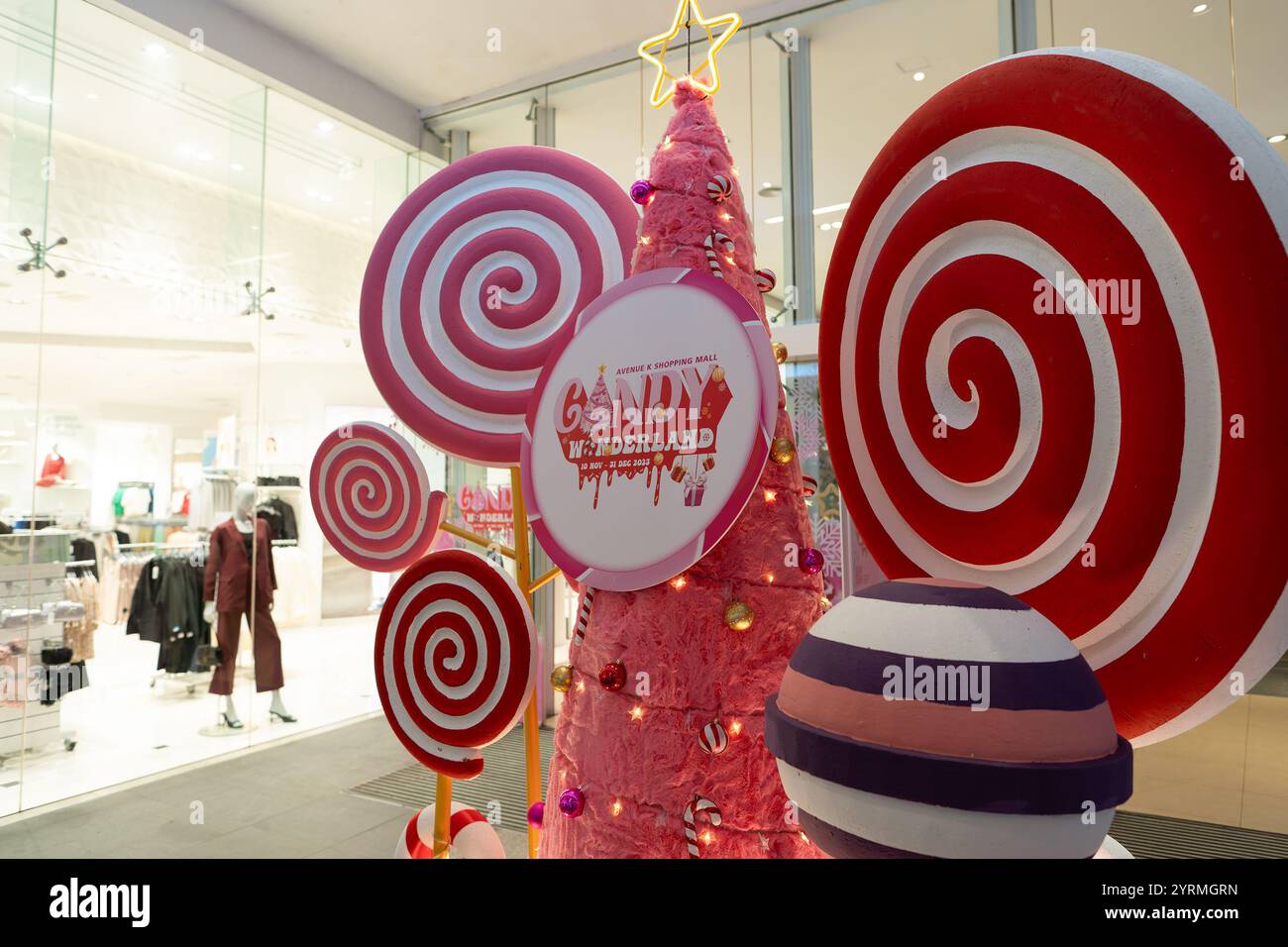 KUALA LUMPUR, MALAYSIA - DECEMBER 01, 2023: Candy Wonderland ...