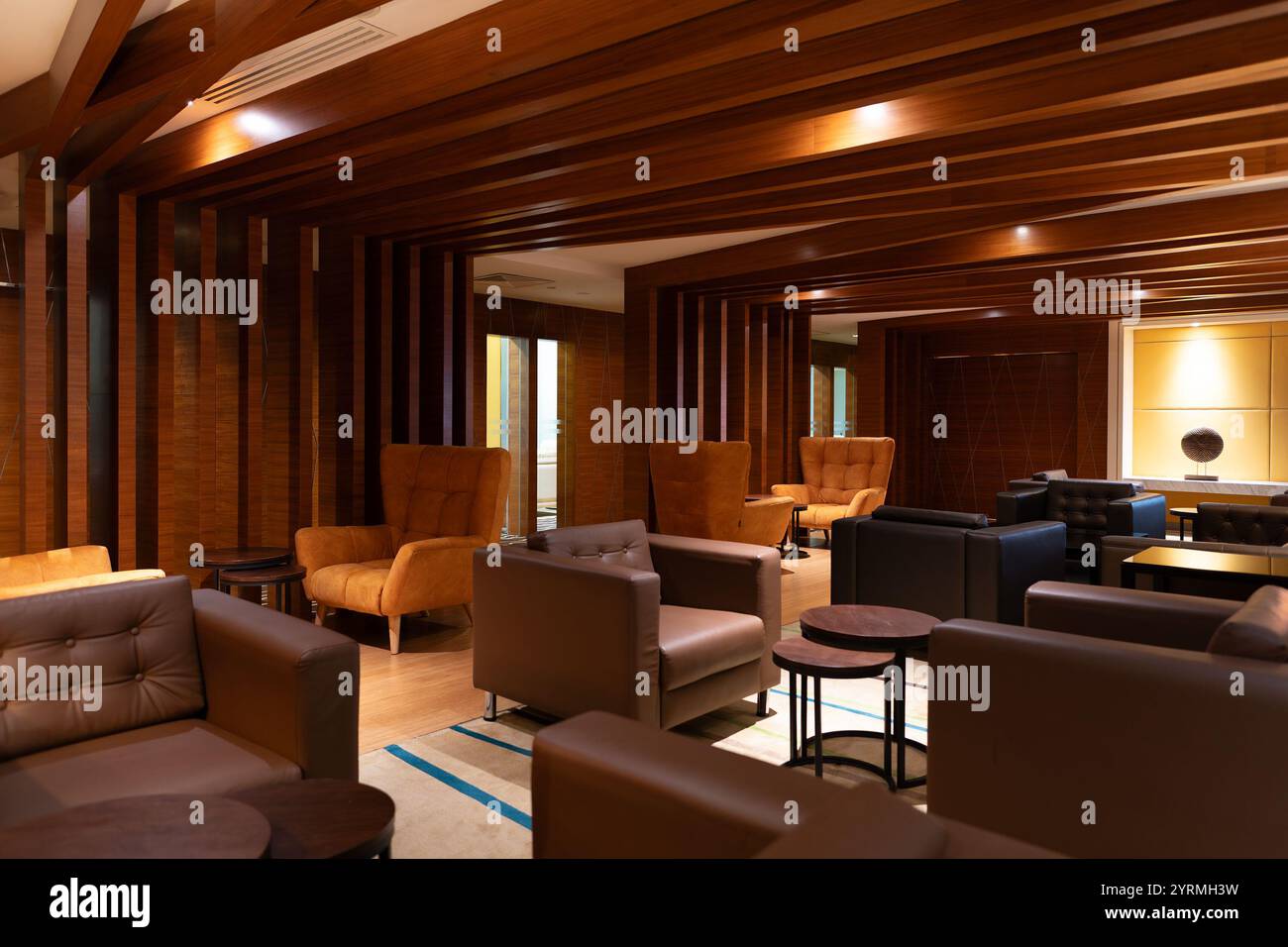 KUALA LUMPUR, MALAYSIA - NOVEMBER 27, 2023: interior shot of Sky Suite ...