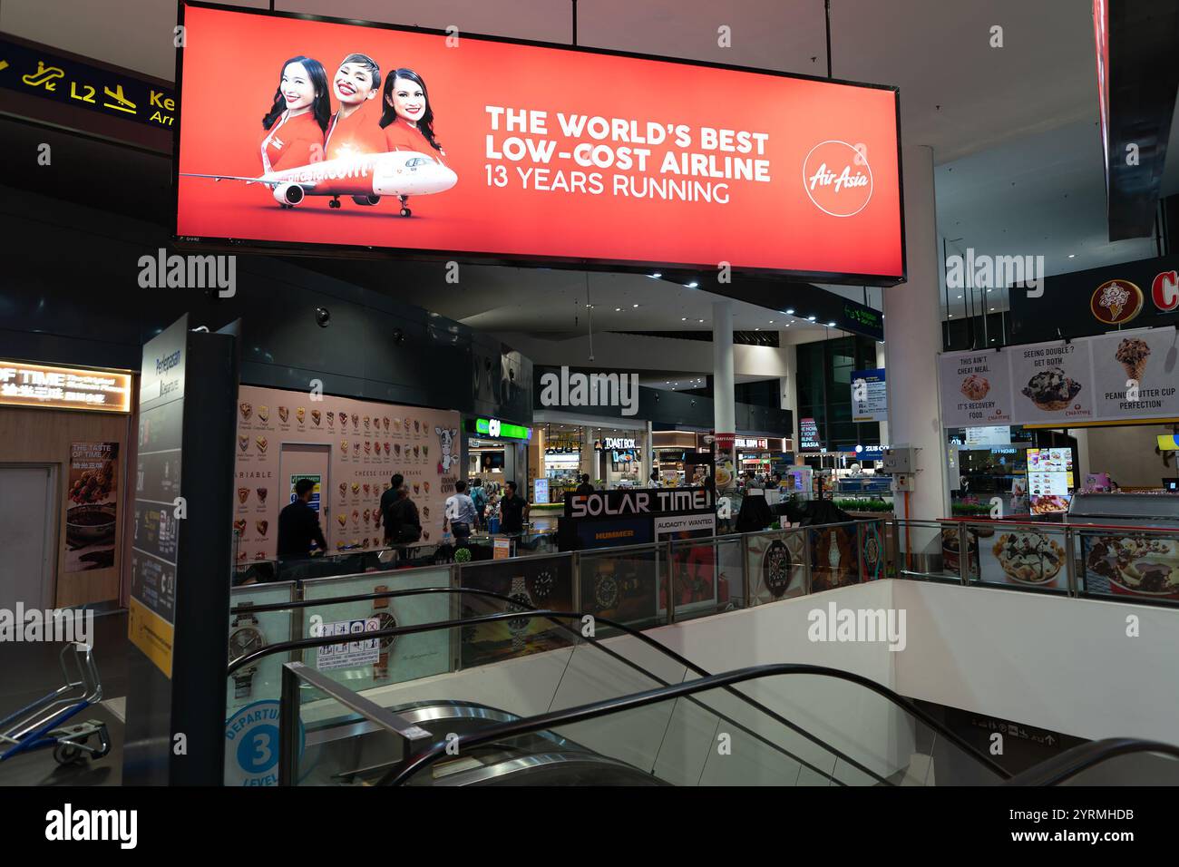KUALA LUMPUR, MALAYSIA - NOVEMBER 28, 2023: AirAsia advertisement ...