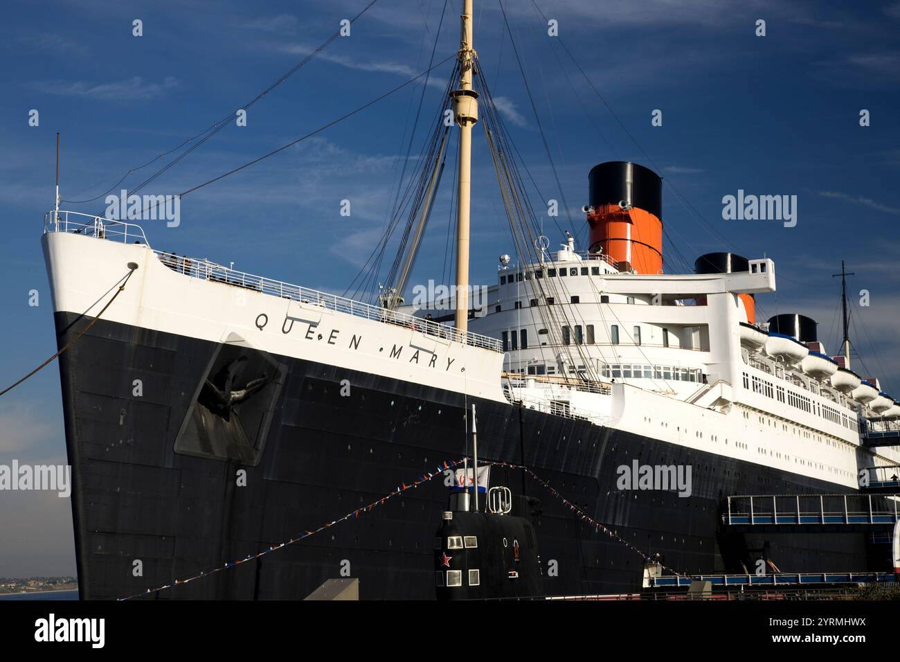 Queen Mary ocean liner museum and Russian submarine Scorpion, Long ...