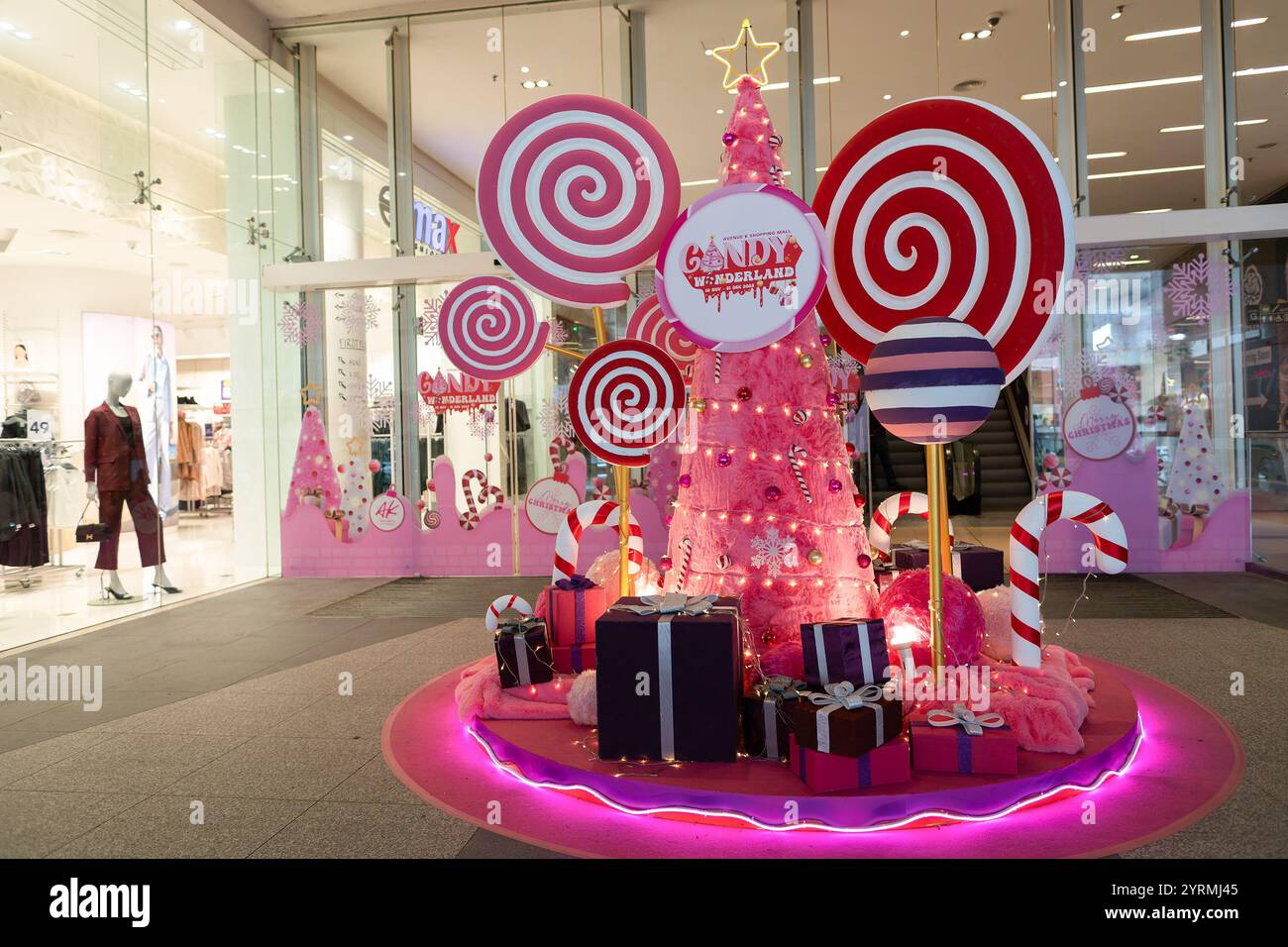 KUALA LUMPUR, MALAYSIA - DECEMBER 01, 2023: Candy Wonderland ...